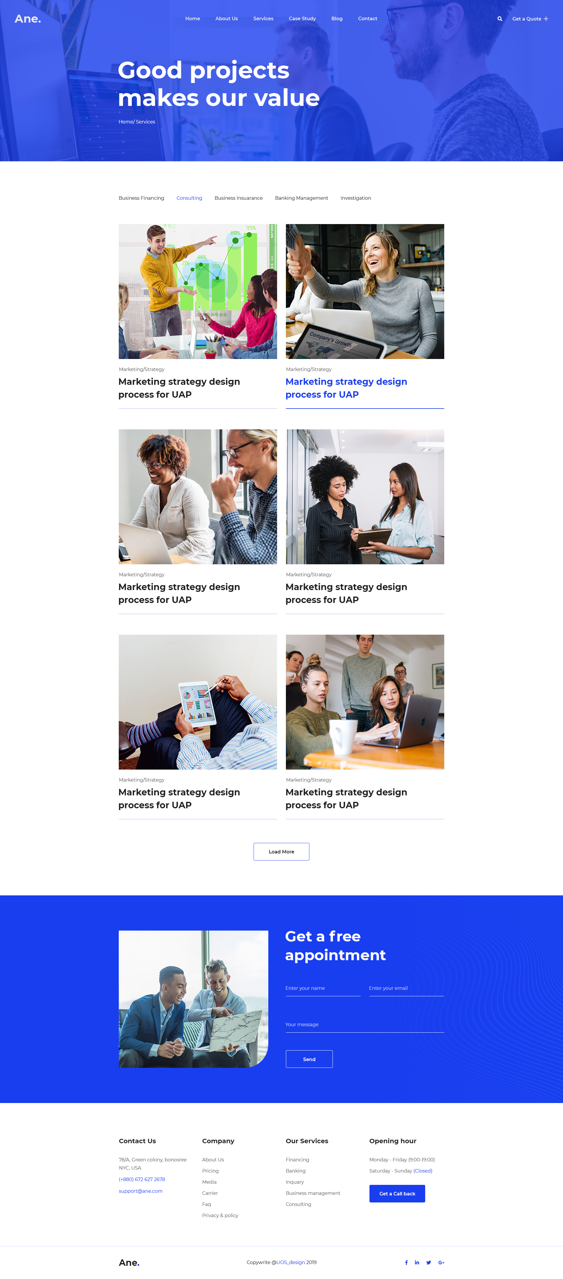 Ane - Business & Consulting PSD Template by UOS_Design | ThemeForest